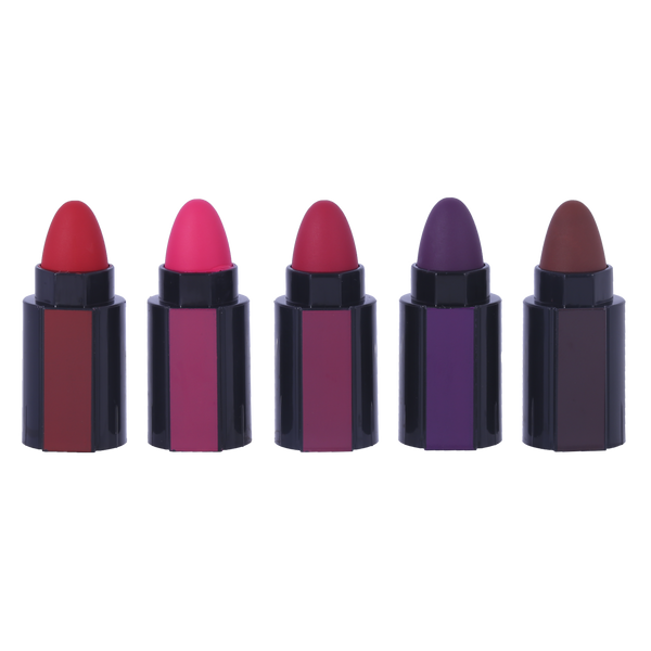 (Red Tones) 5-in-1 Lipstick Stack